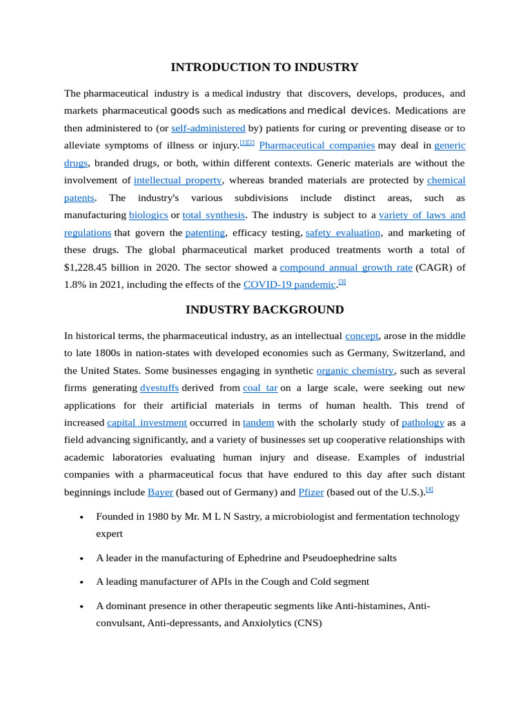 Malladi Drugs | PDF | Pharmaceutical Industry