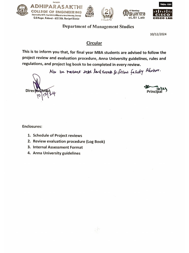 Project Work - Circular | PDF | Thesis | Survey Methodology