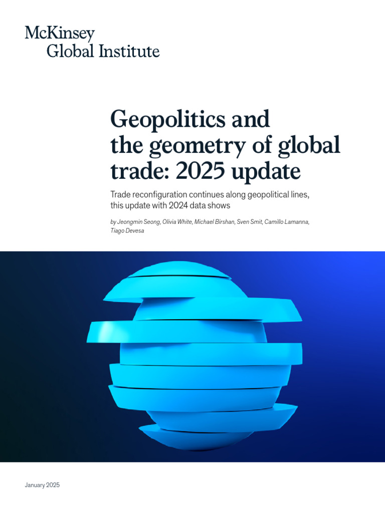 Geopolitics and Global Trade: 2025 Update | PDF | China | World Politics