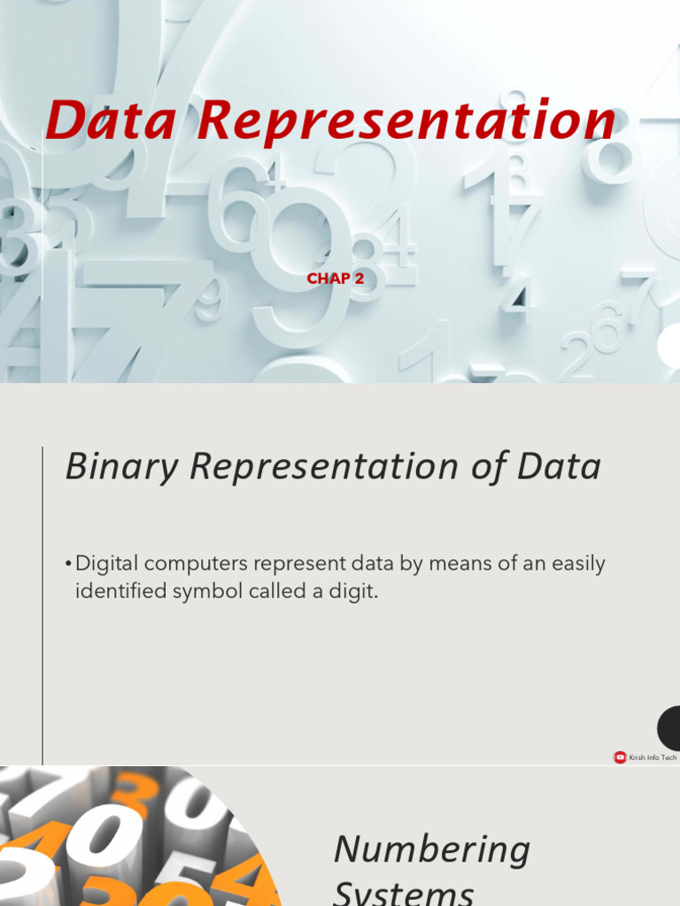 11 Chap 2 Data Representation | PDF | Elementary Mathematics | Computing