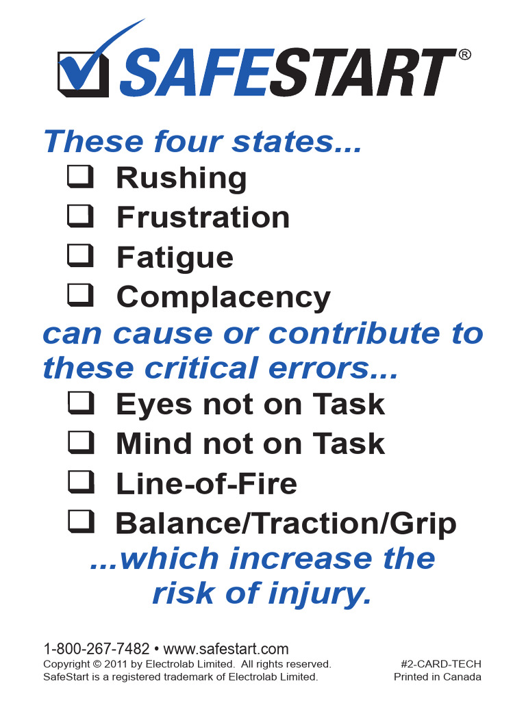 Safestarttechniquecard 1604522795254 | PDF