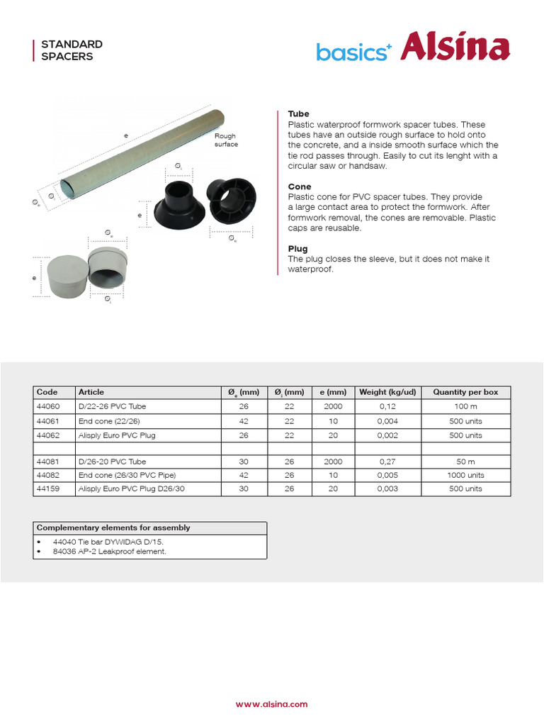 Euro PVC Components for Formwork | PDF | Polyvinyl Chloride ...