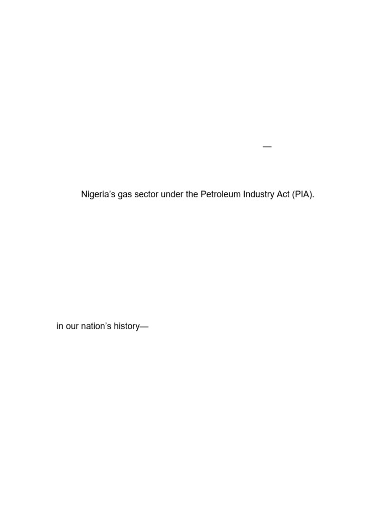 NMDPRA GDL Phase1 Speech | PDF | Natural Gas | Nigeria