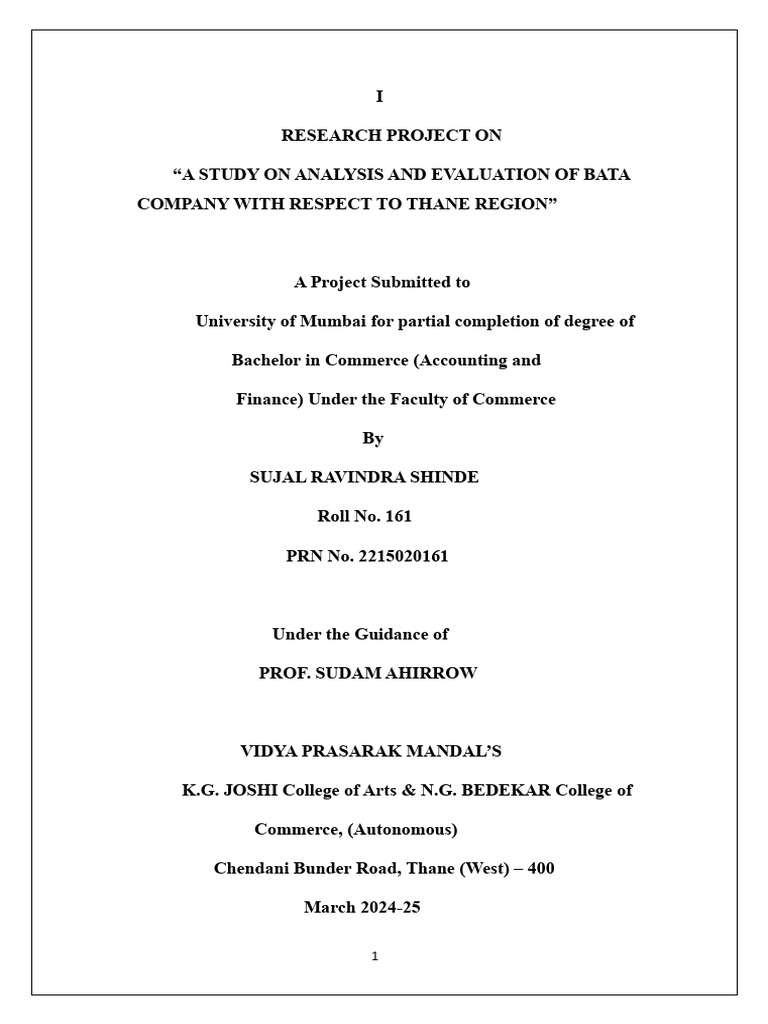 Blackbook Project 161 | PDF | Methodology | Data