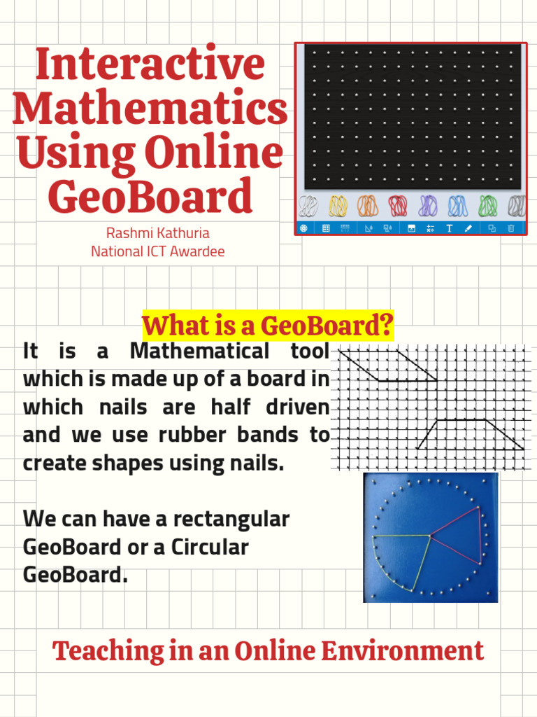 Interactive Online GeoBoard Guide | PDF
