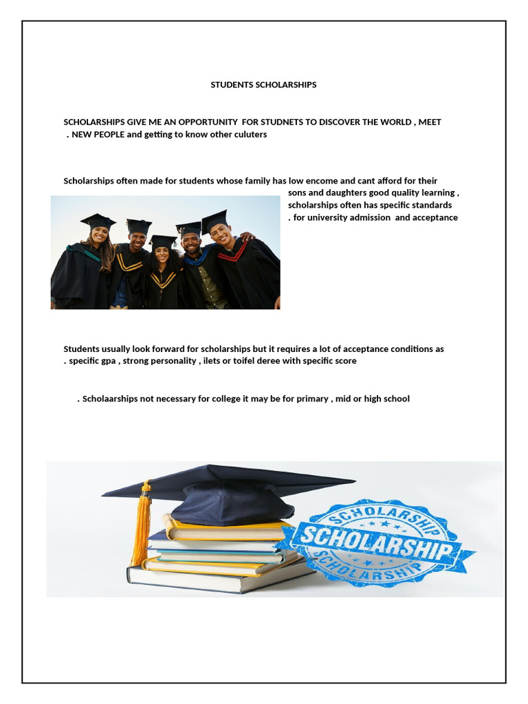 Students Scholarships | PDF
