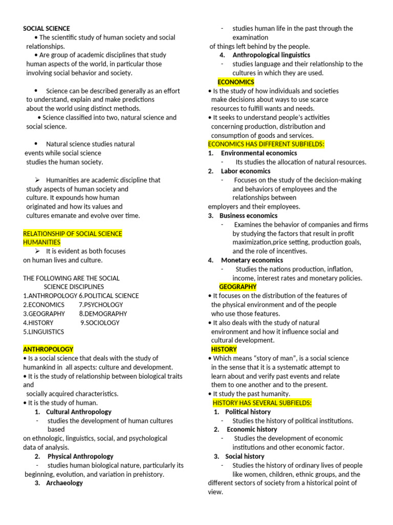 DISS REV | PDF | Social Sciences | Science