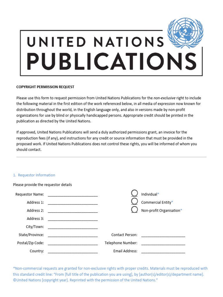 Copyright Permission Request-June2019 | PDF | Copyright