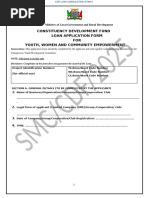 CDF 2025 Grant Application Form | PDF