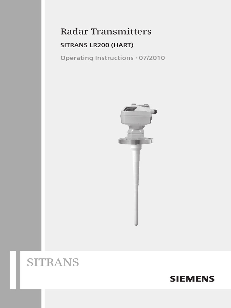 LR200 HART Manual | PDF | Electromagnetic Compatibility ...