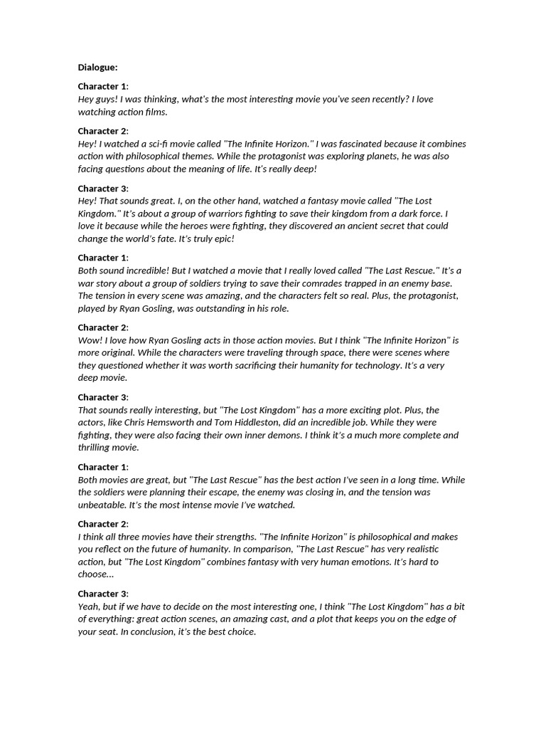 Dialogue | PDF