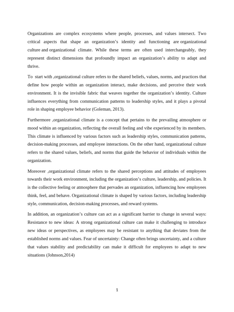 orga | PDF | Leadership | Organizational Culture