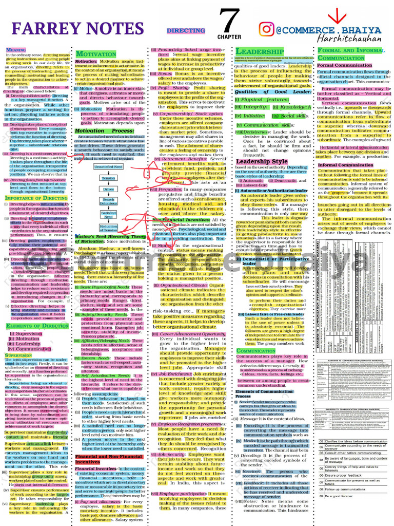 Directing Chapter 7 | PDF