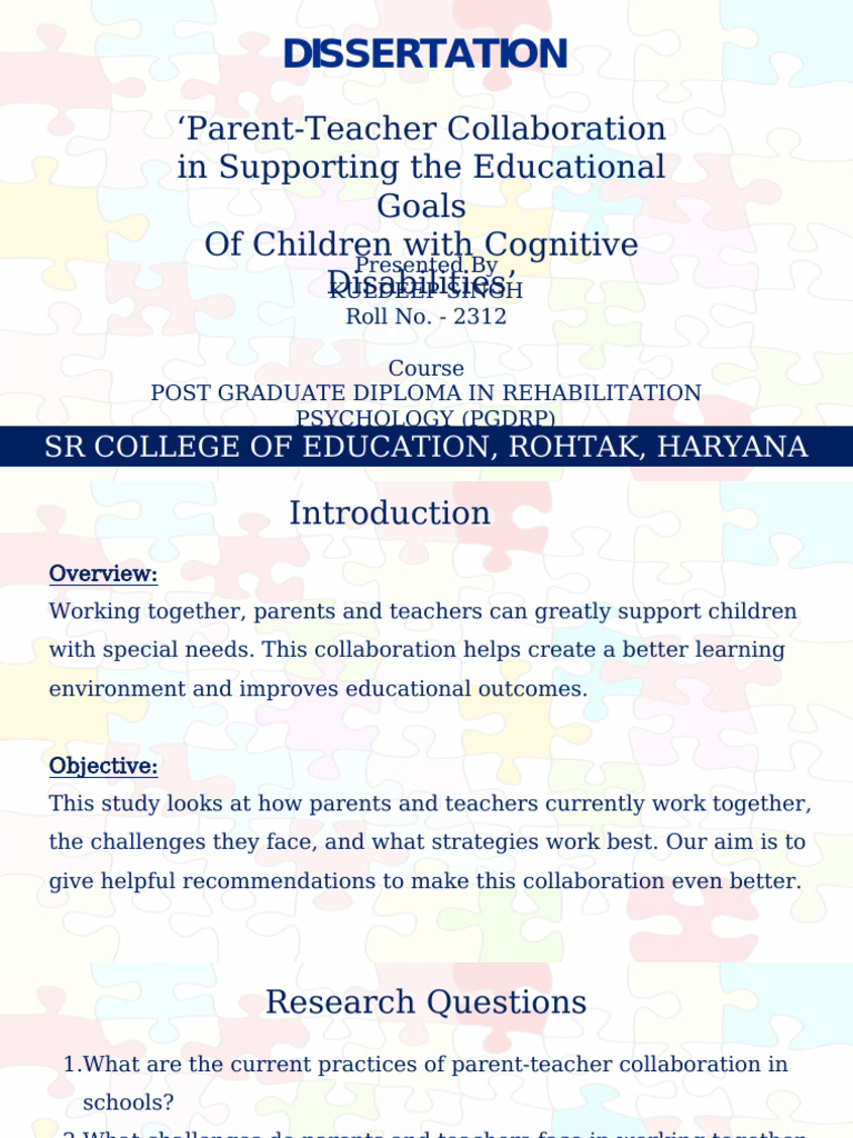 Kuldeep Singh (Dissertation | PDF | Collaboration | Learning