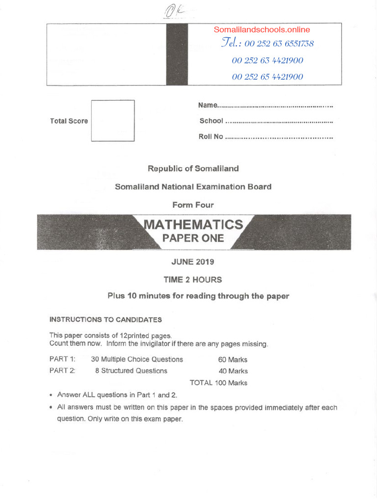 maths_p1,_2019 | PDF