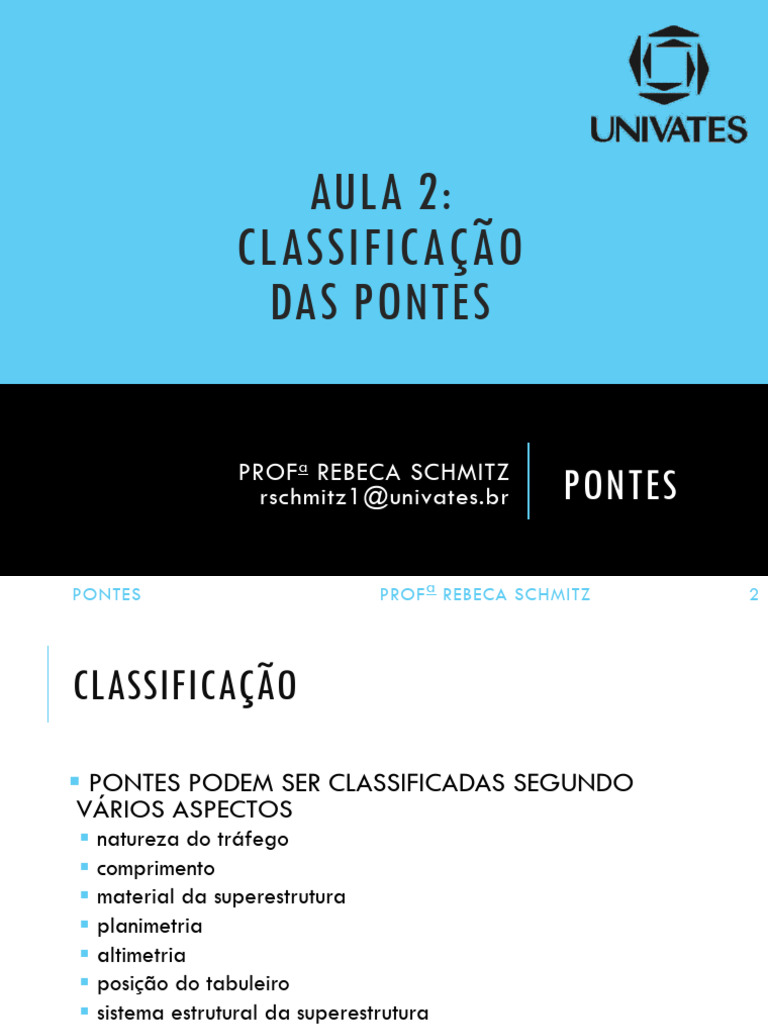 Classificação de Pontes: Tipos e Estruturas | PDF | Ponte | Engenharia ...