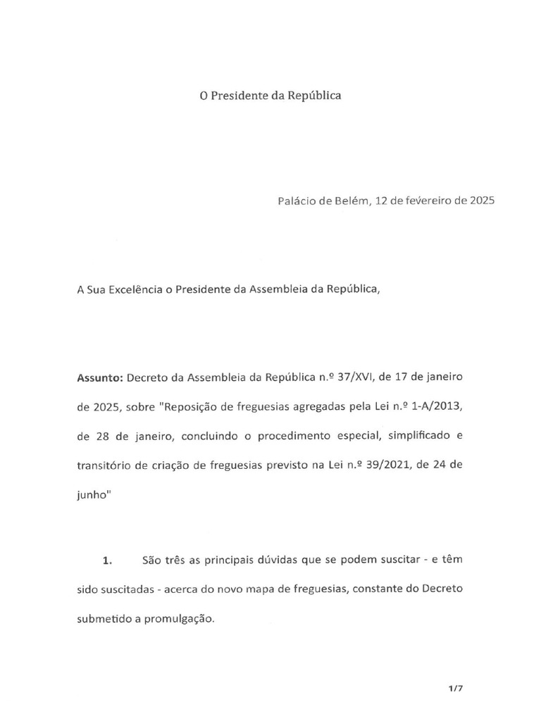 Carta Ar 20250212 Decreto-37xvi 250212 230740 | PDF