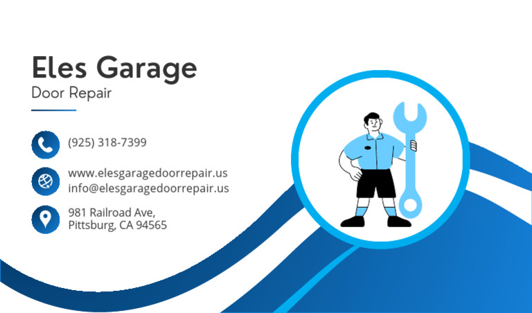 Eles Garage Door Repair Visiting Card | PDF