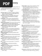 Chemistry Terms and Definitions Guide | PDF | Chemistry | Acid