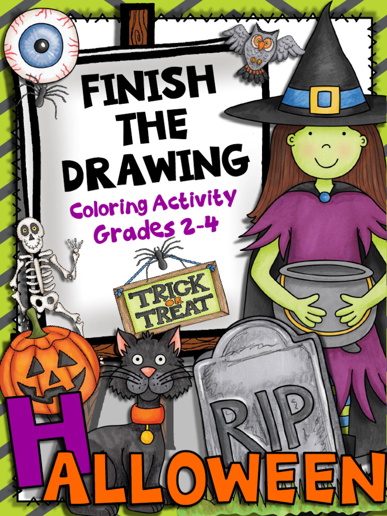 HalloweenFinishTheDrawingActivityandWritingPrompt 1 | PDF