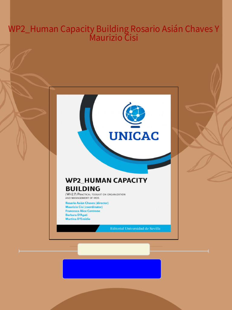 WP2_Human Capacity Building Rosario Asián Chaves Y Maurizio Cisi ...