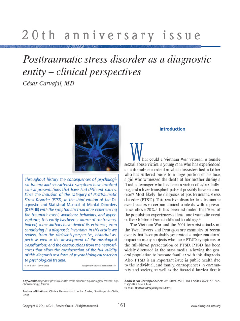 Clinical Perspectives on PTSD Diagnosis | PDF | Psychological Trauma ...