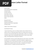 Permission Request Letter To Police Station | PDF