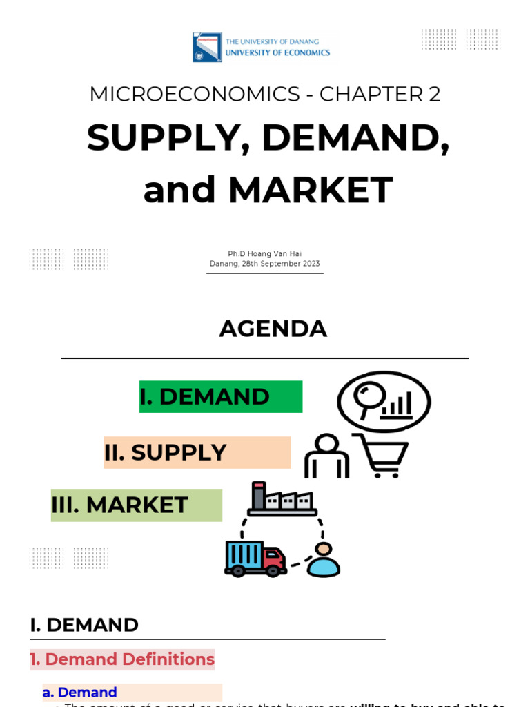 New CHAPTER 2 - SUPPLY AND DEMAND | PDF | Economic Equilibrium | Supply (Economics)