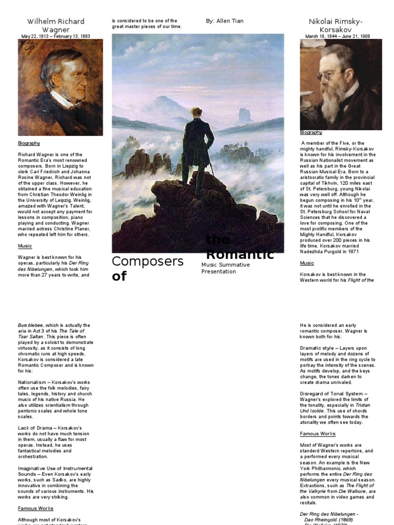 Romantic Brochure | PDF | Richard Wagner | Opera