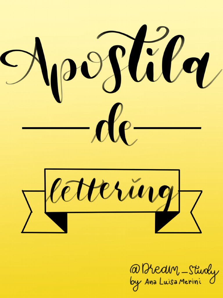 Apostila de Lettering | PDF
