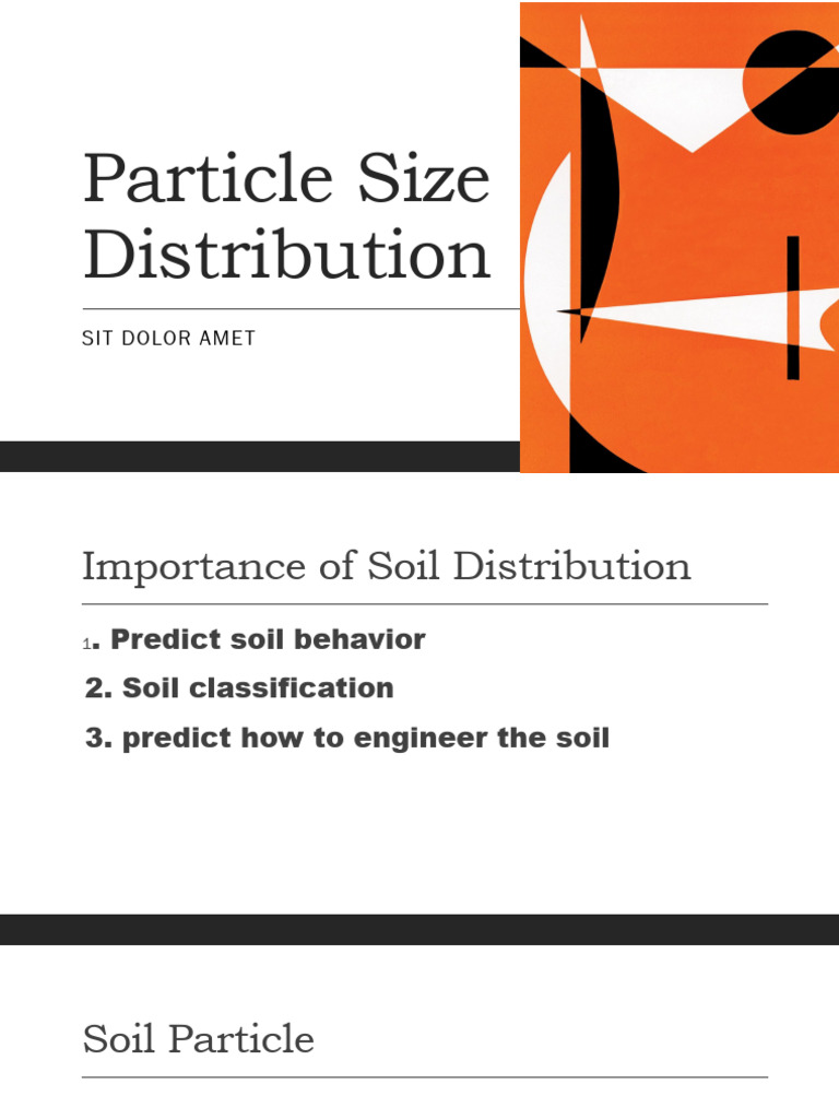 Particle Size Distribution | PDF | Particle Size Distribution | Sand