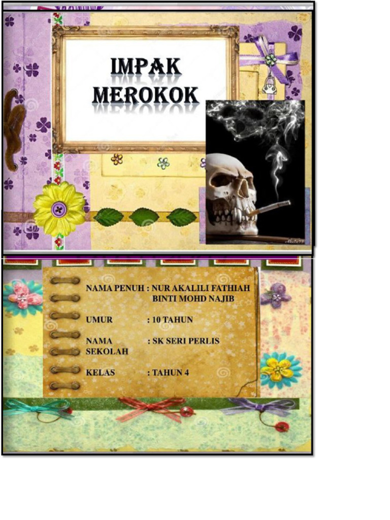 Buku Skrap Bahaya Merokok | PDF