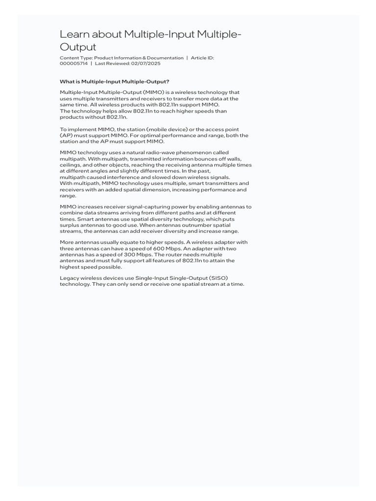 Learn About Multiple Input Multiple Output Pdf 8479