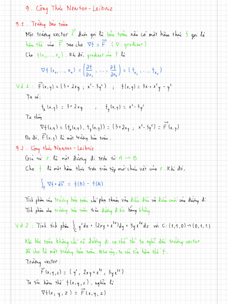 9. Newton-Leibniz | PDF