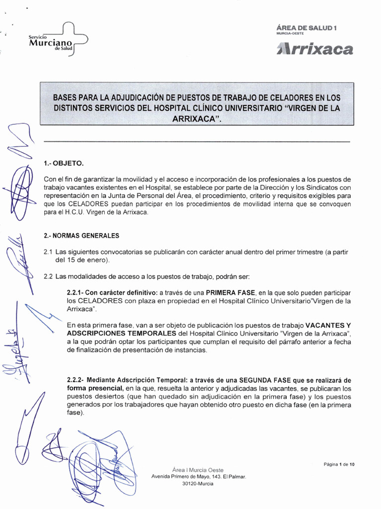 Bases Celadores 2025 | PDF