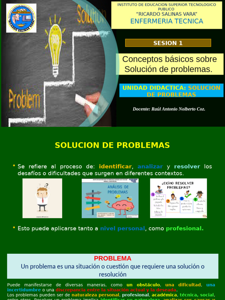 Conceptos Básicos Sobre Solución de Problemas | PDF | Aprendizaje | Cognición