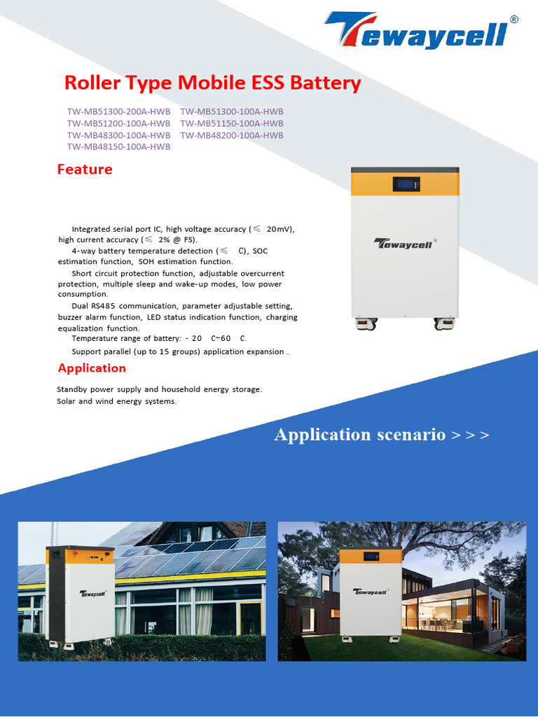 15kWh Lithium Battery User Manual | PDF | Battery Charger | Electrical ...