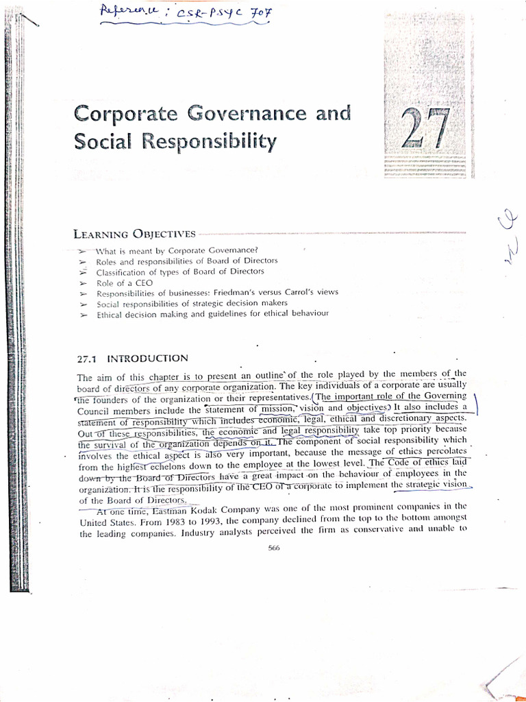 Corporate Governance | PDF