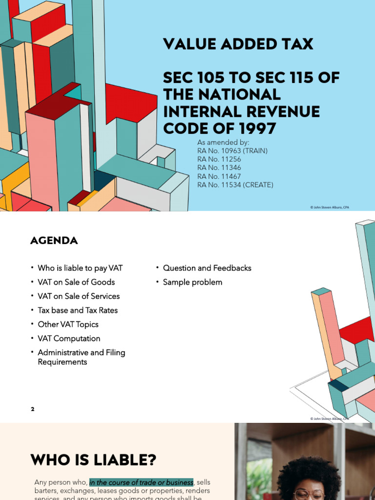 VAT Presentation | PDF | Value Added Tax | Taxes