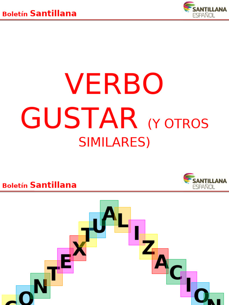 Verbos Gustar y Otros Similares | PDF | Verbo | Plural