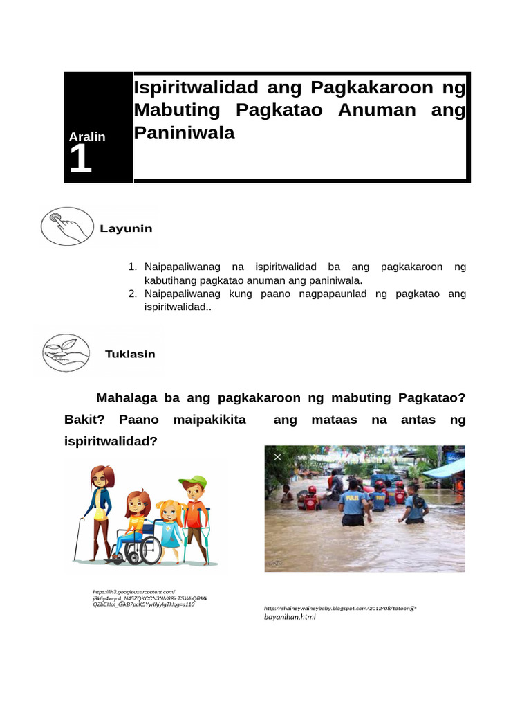 ESP-LEARNING-ACTIVITY-SHEET (3) | PDF