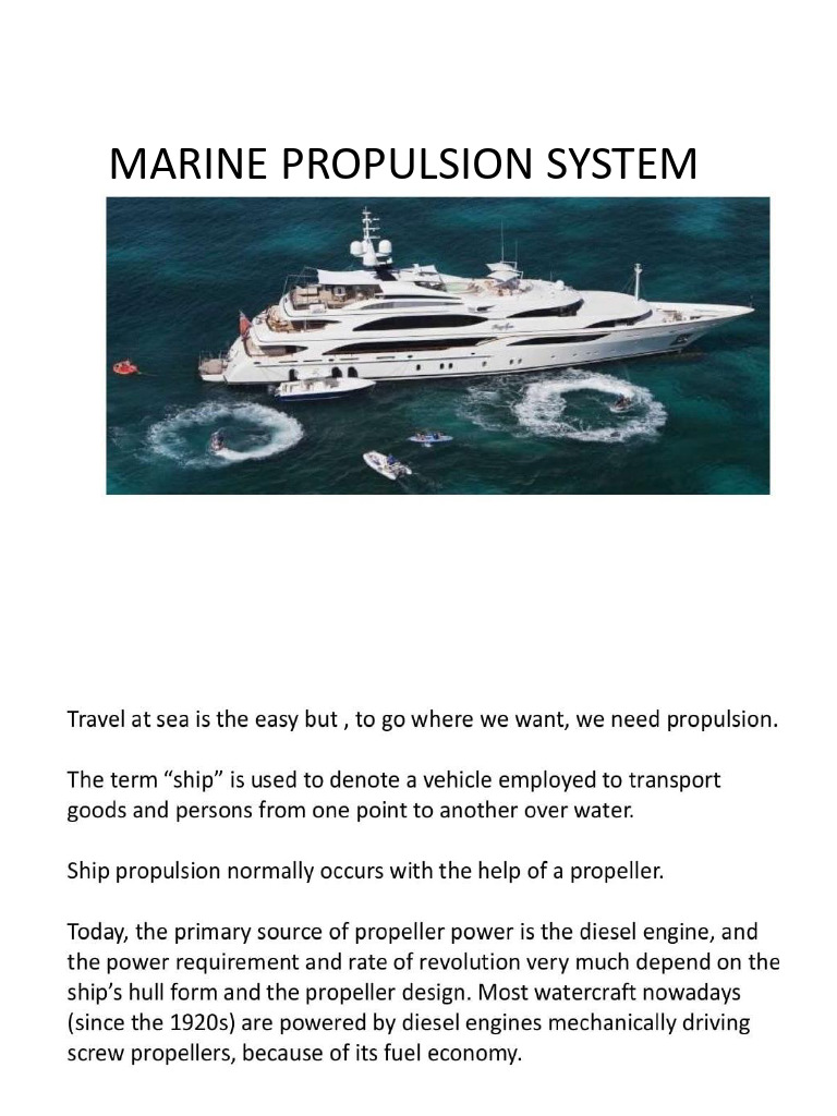 Marine Power Plant 1 | PDF