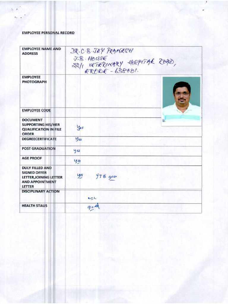 Employee Details - 0003 | PDF