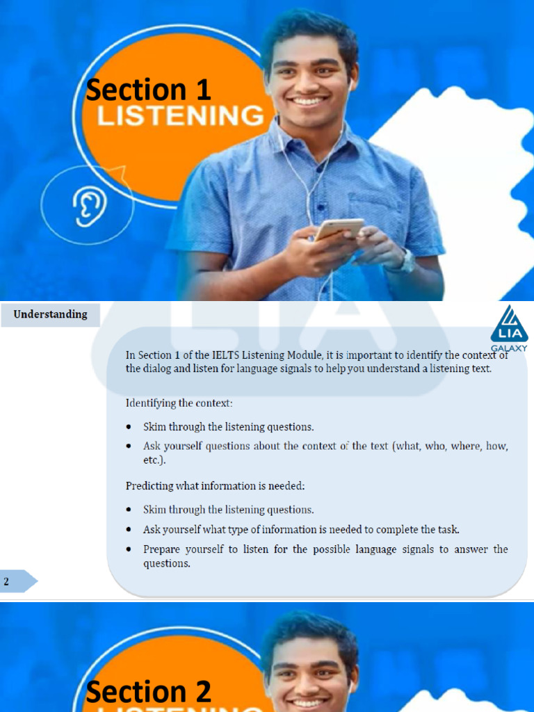 Ielts-Section 1-Listening-Shared | PDF