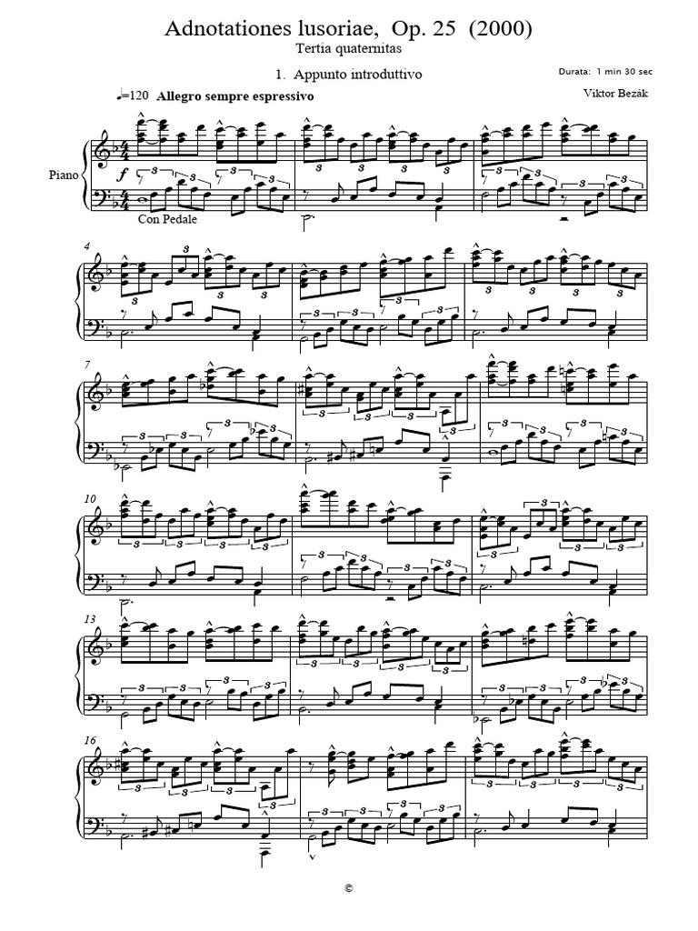 Adnotationes Lusoriae III Vesele Poznamky III | PDF | Musical Forms | Musical Compositions