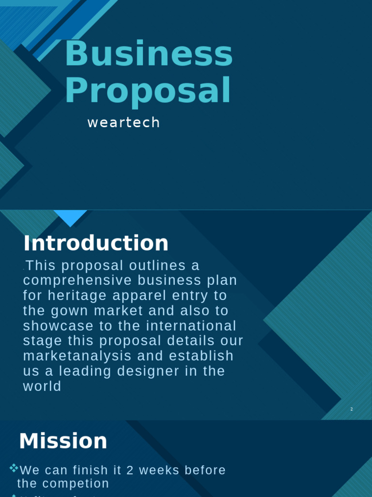 Heritage Gown Market Business Proposal | PDF | Textiles | Clothing