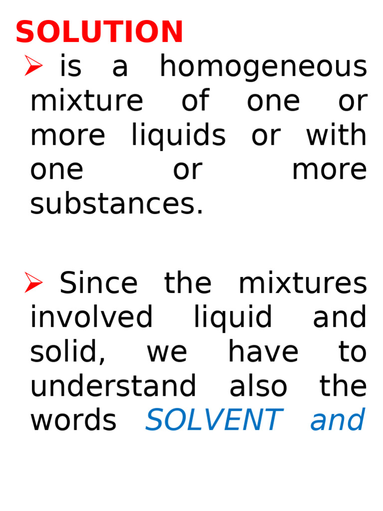 Solutions and Suspensions | PDF | Colloid | Mixture