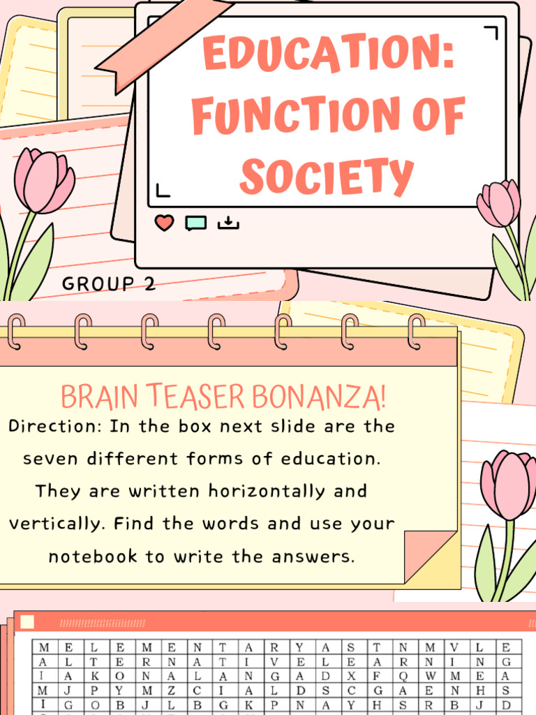 Education Function of Society 20250219 081215 0000 | PDF | Self ...