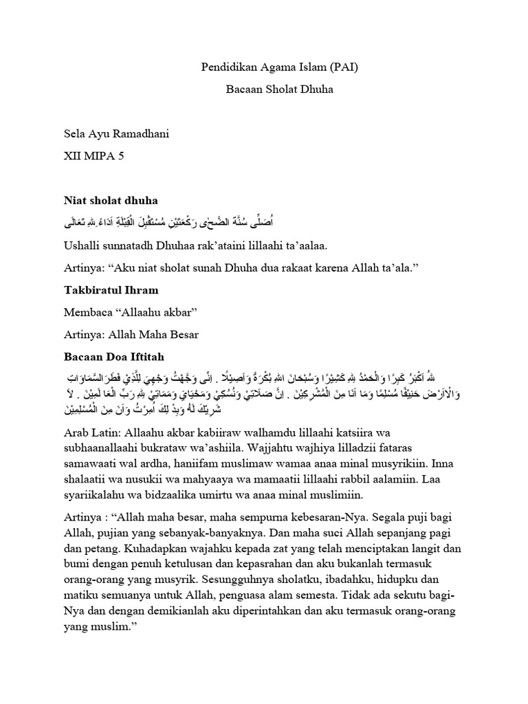 Sela-pai Uprak (1) | PDF