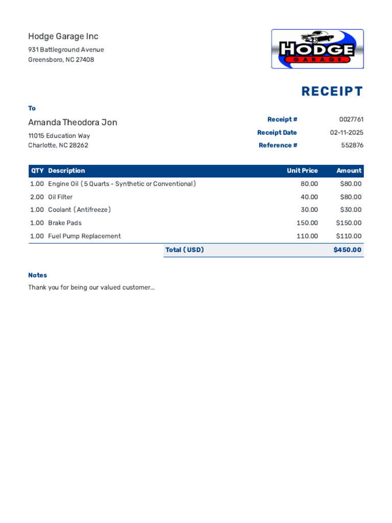 Receipt 0027761 | PDF